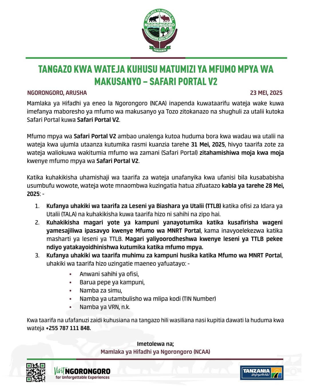 NCAA Transitions To Safari Portal V2 Revenue System | TATO